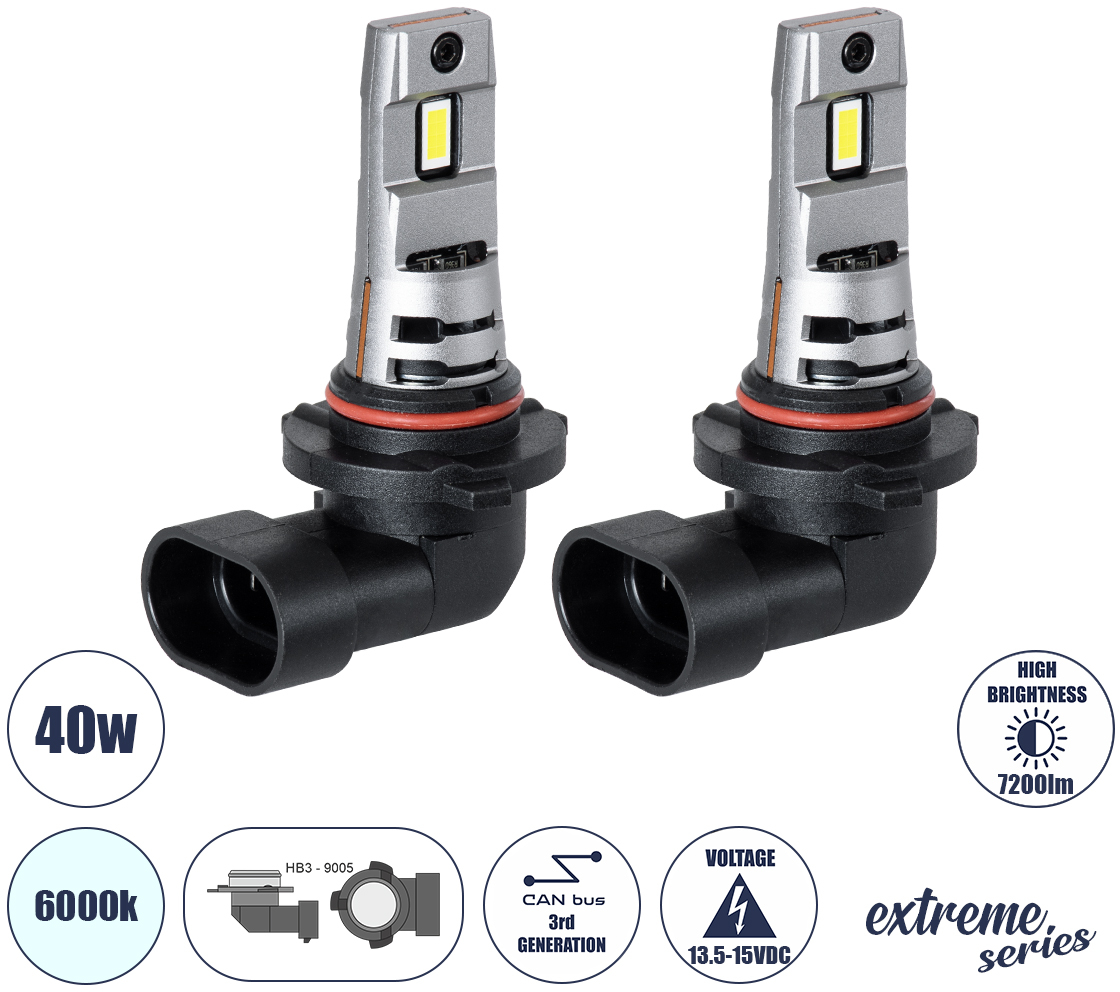 GloboStar® 85655 7S HB3 9005 KIT Βασικού Φωτισμού Αυτοκινήτου ...